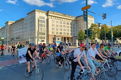 Kreisfahrt um das Berliner Stadtzentrum am 16. September 2023 - ADFC Berlin